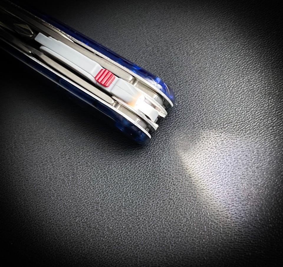 Victorinox Swiss Army Knife Spartan White Lite, Translucent Blue | eBay