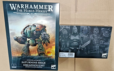⚔️WARHAMMER 30K - HORUS HERESY - SATURNINE DREADNOUGHT + CHIRON WEAPONS ...