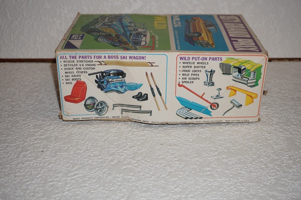 RARE! ORIGINAL VINTAGE MPC "MILD & WILD" 1971 GRAND PRIX BOX ONLY | eBay