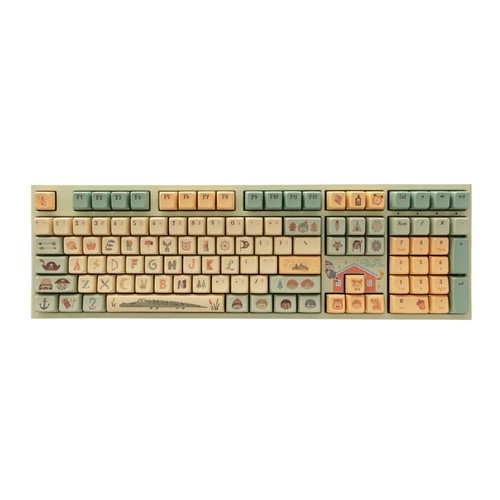 Ducky One 2 Pro Peter Pan Dimanche Collaboration Gaming Keyboard - US ...