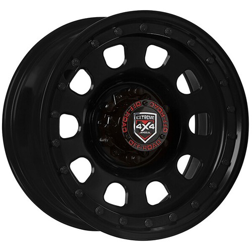 Extreme 4x4 Steel Wheel 17x8 6/139.7 20P Black Imitation D-Locker 106.1 ...