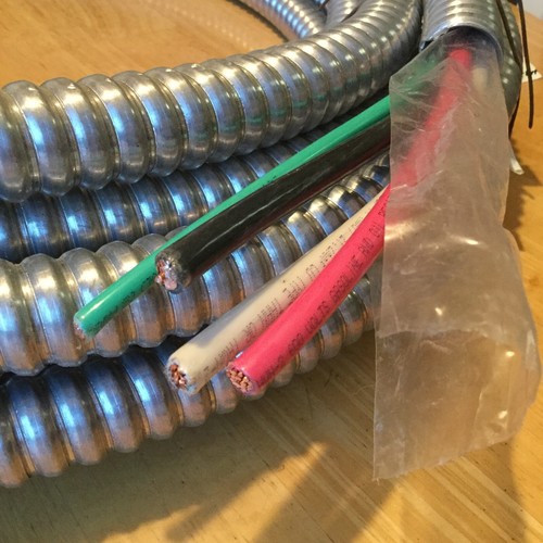 Southwire 4/3 w/Ground THHN/THWN-2 Copper Wire, Aluminum Armored MC ...