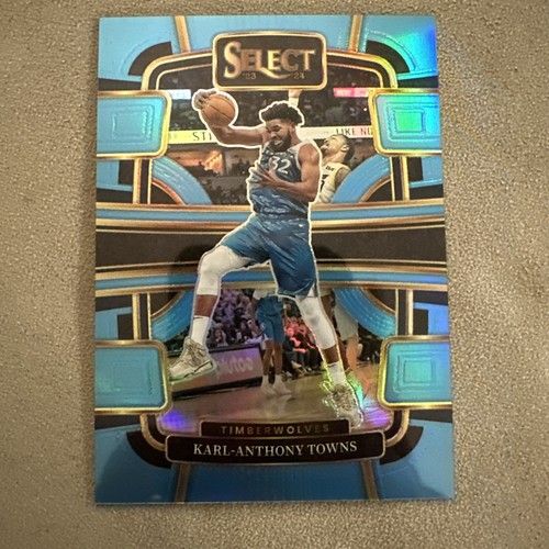 KARL-ANTHONY TOWNS 2023-24 PANINI SELECT LIGHT BLUE MINNESOTA ...