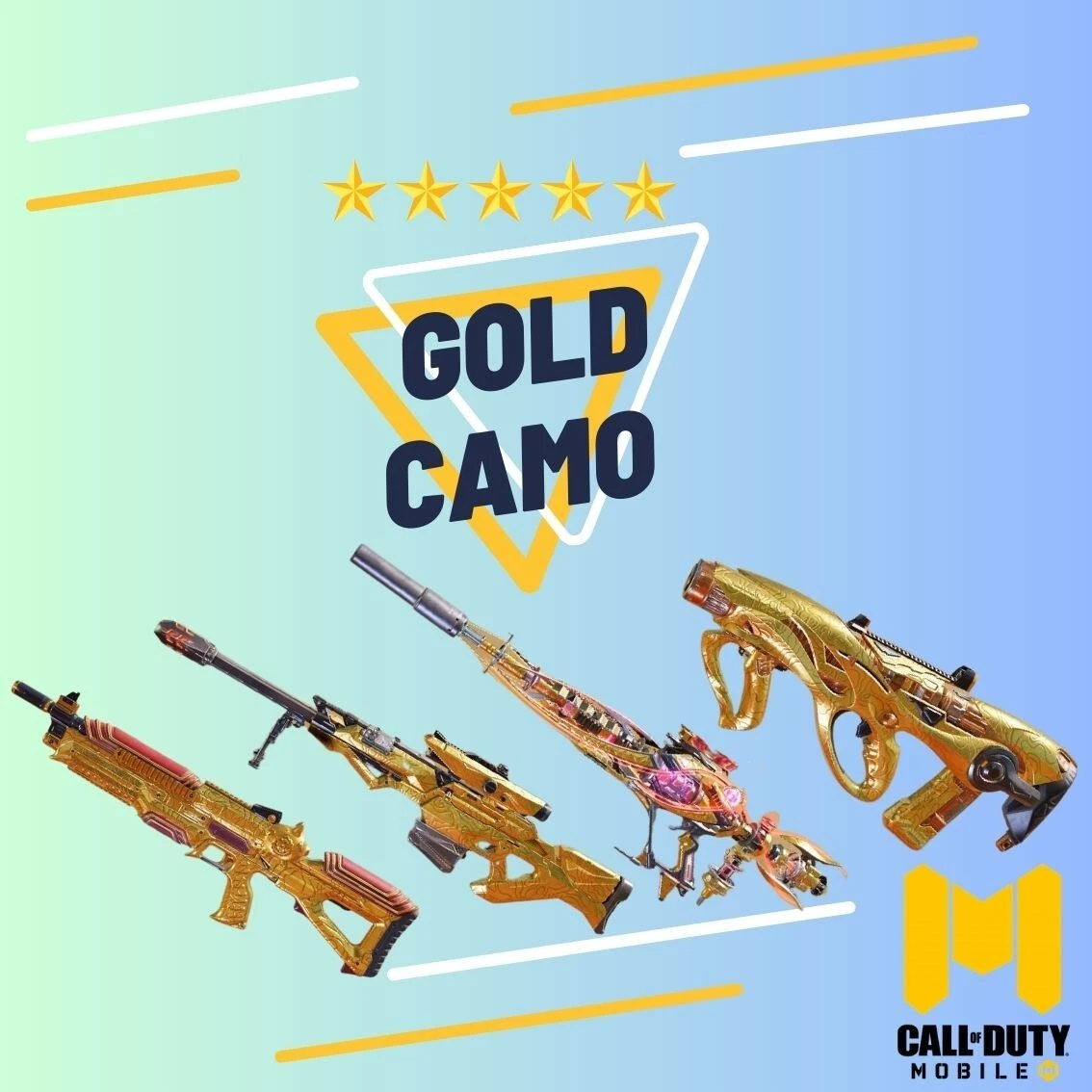 Call Of Duty Ghosts Gold Camo