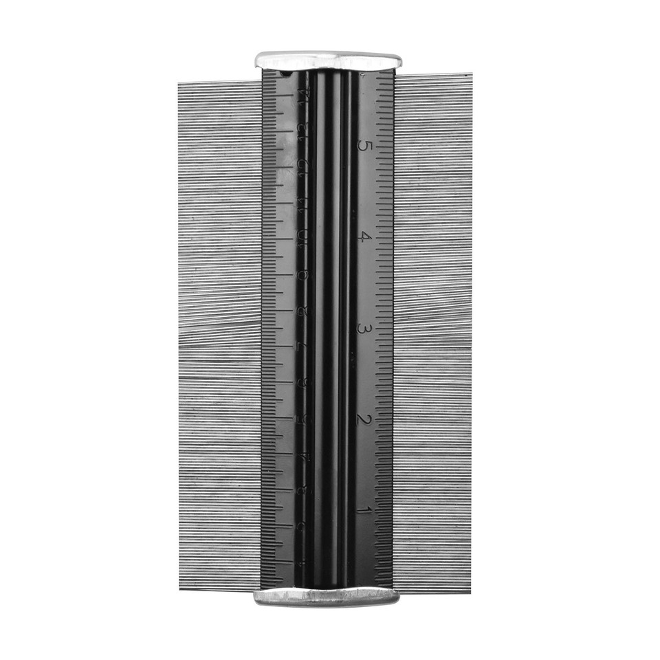 6 inch Metal Needle Radian Measuring Ruler Tool Contour Rulers Profile ...