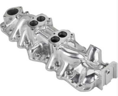 1949-53 Ford Flathead V8 Dual Carb Intake Manifolds Polished Finish ...