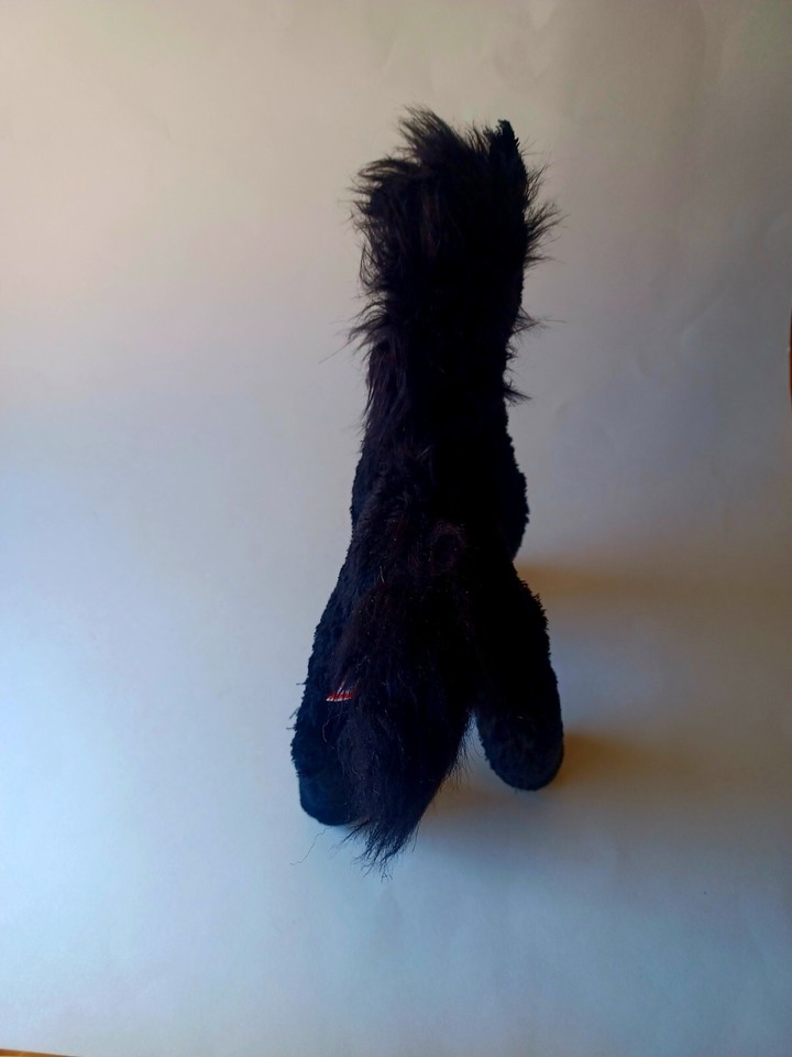 Douglas Cuddle Toy COBALT Plush Black Horse Stuffed Animal Beanie Feet ...