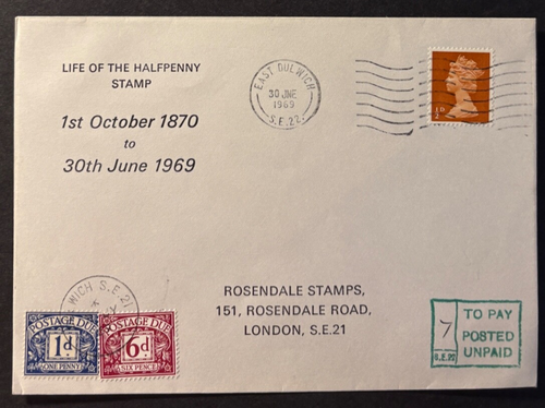 Great Britain: Life of the halfpenny stamp, Oct. 1, 1870 to June 30 ...