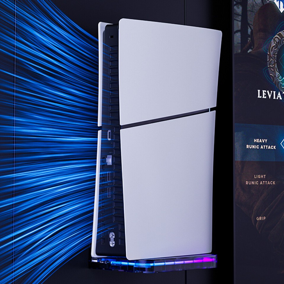 Wall Mount Hanging Wall Holders Controllers Racks RGB for PS5 Pro/PS5 ...