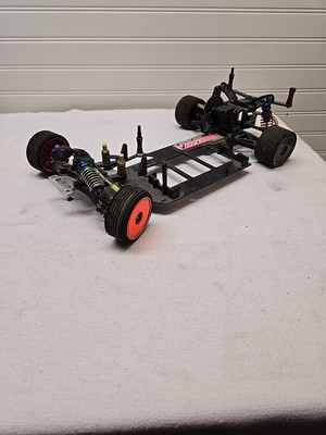 Vintage RC Pan Car Custom Works? Rolling Chassis Rare AE? Oval Racing ...