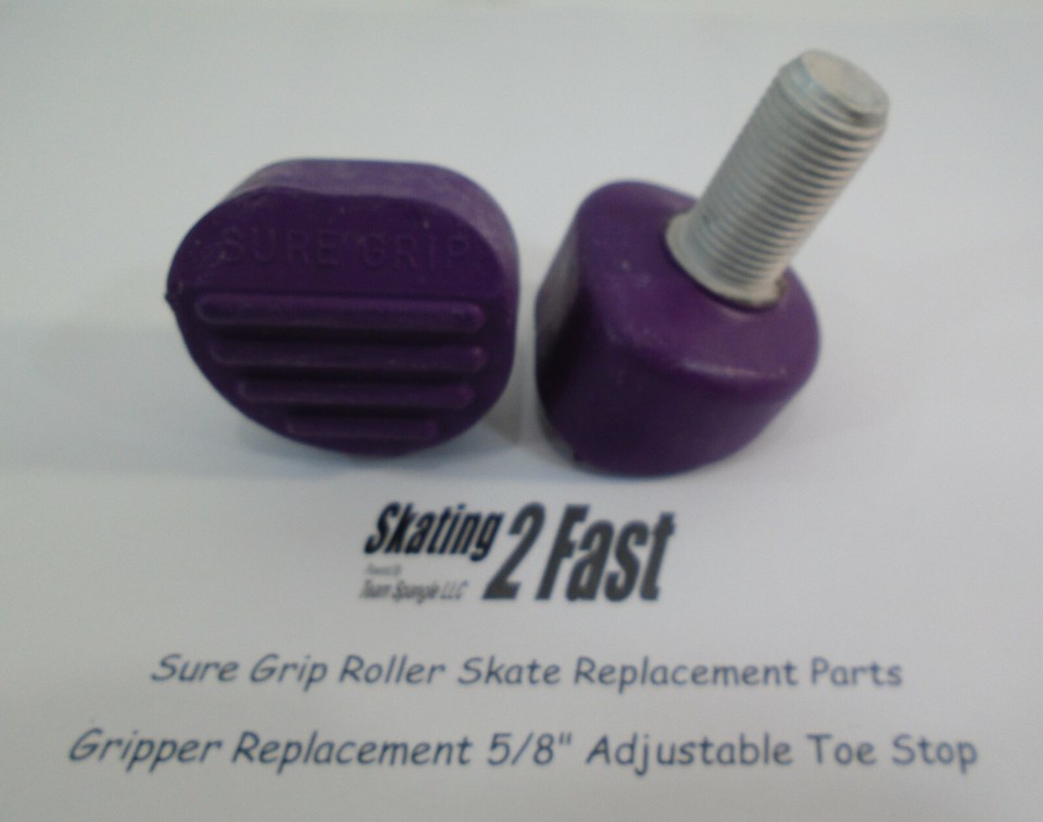 Sure Grip Standard Gripper Replacement Adjustable Toe Stop Quad Roller ...