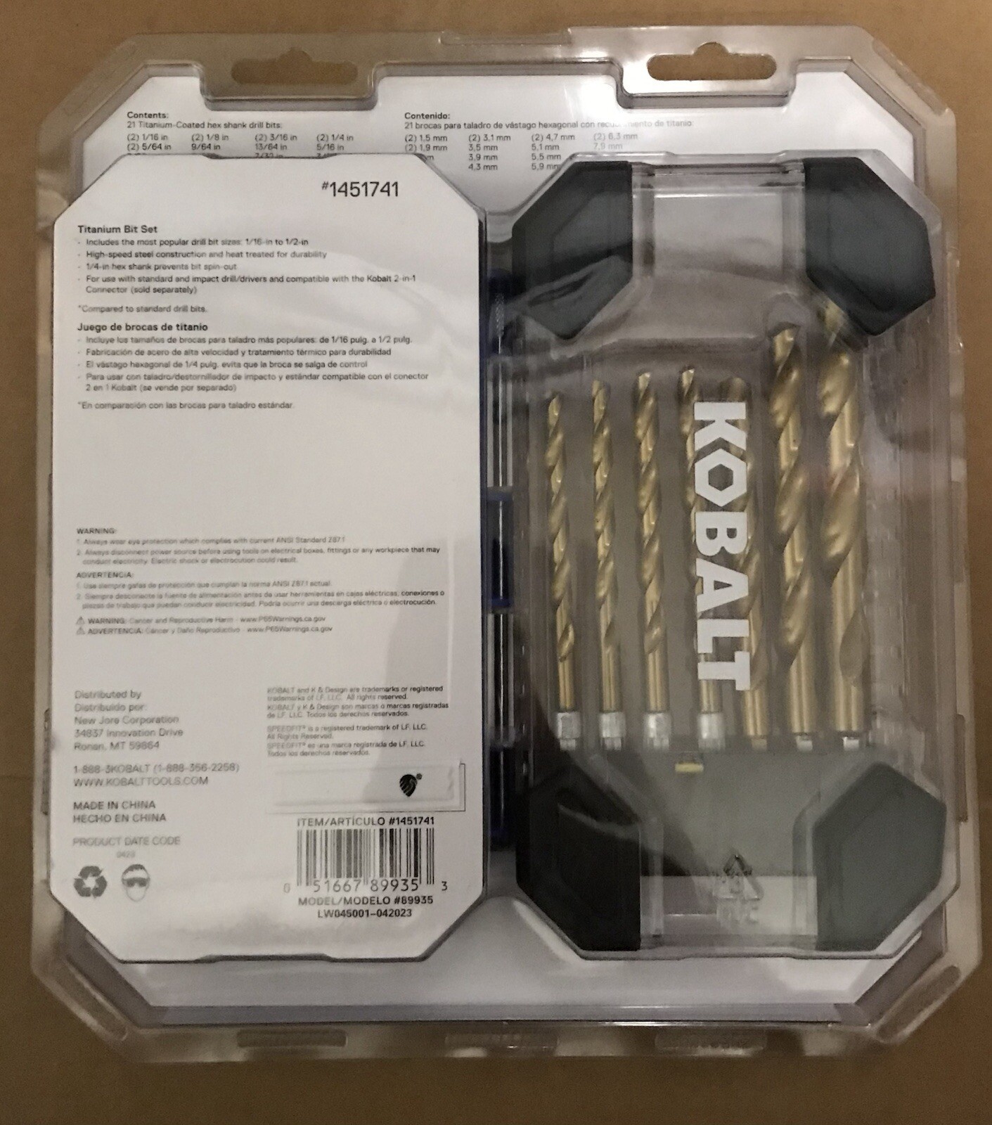 Kobalt 1451741 21pc Titanium Bit Set for sale online | eBay