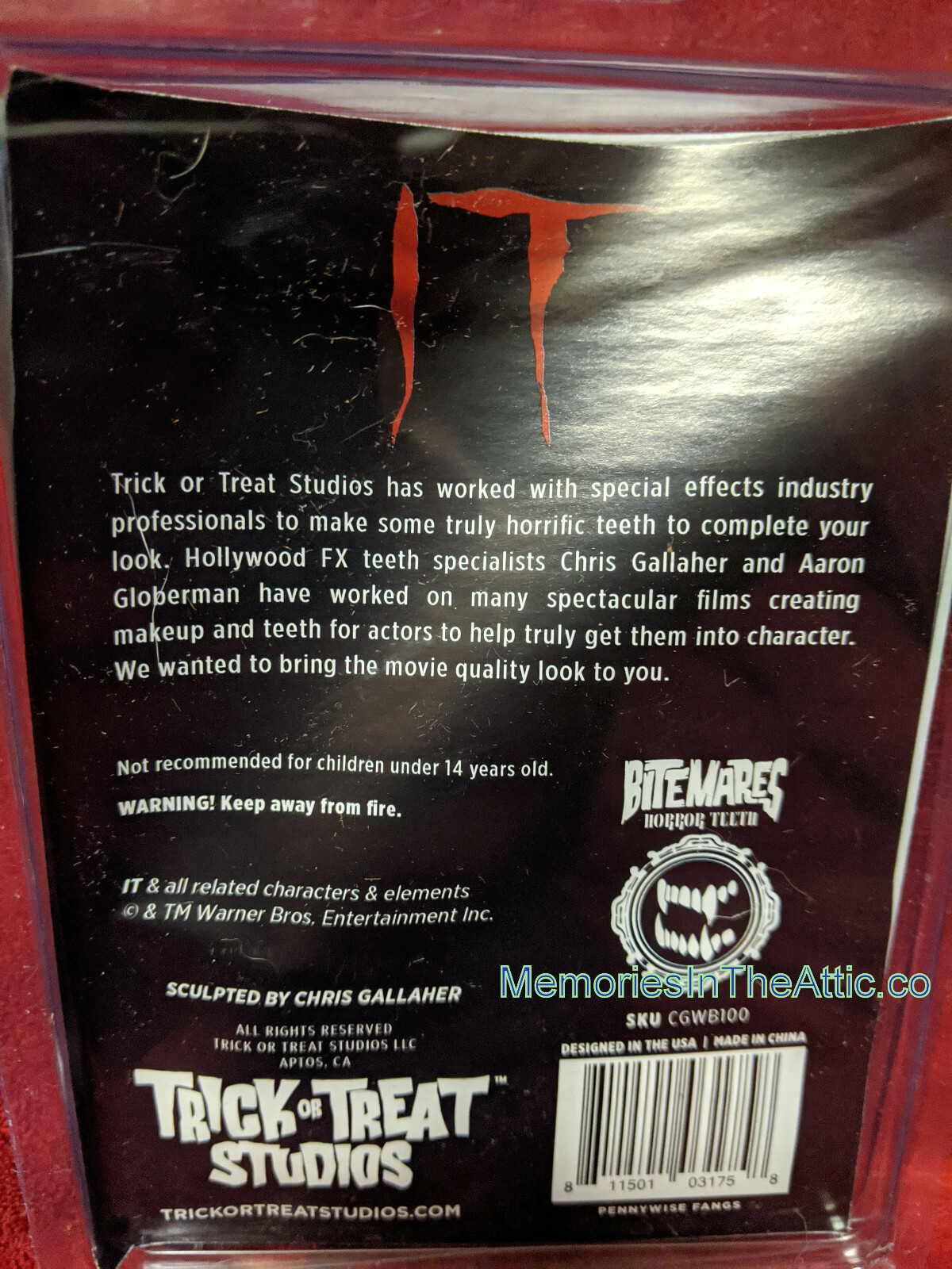 Trick or Treat Studios IT Pennywise Fangs FX Teeth Costume Accessory ...