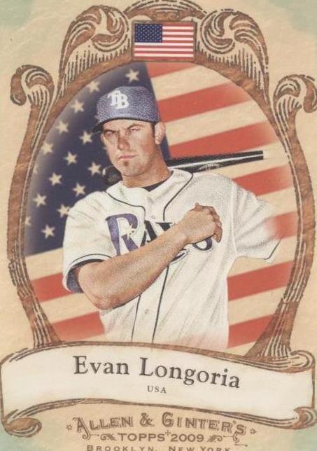 2009 Topps Allen & Ginter's - National Pride Evan Longoria #NP45 for ...