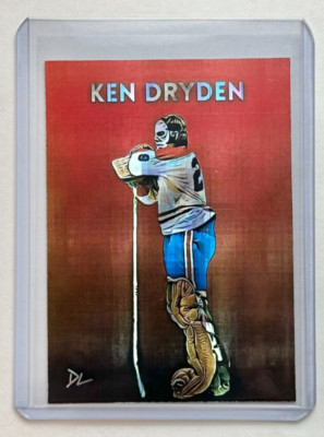 Ken Dryden Limited Edition Artist Signed "Team Canada" Refractor Card 1 ...