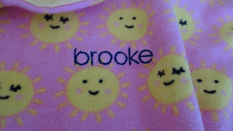 Pottery Barn Kids sun icon beach cover up large mono BROOKE photo shoot ...