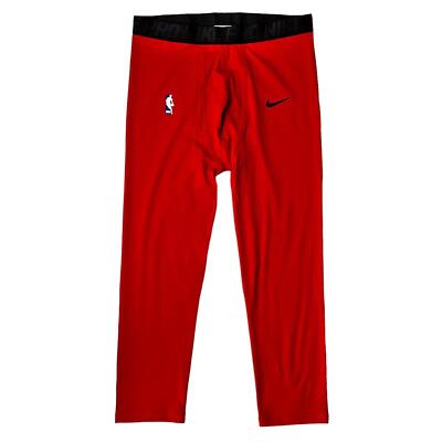 NWOT NikePro NBA Basketball Crop Compression Pants Red Men 2XLT | eBay