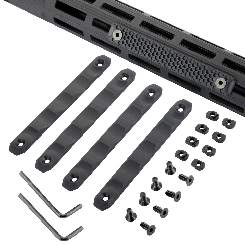 4Pcs/lot MLOK Rail Hand Protection M-lok Rail Cover Panel for M-lok ...