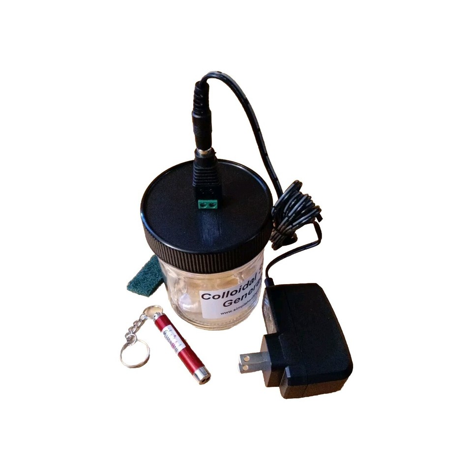 Colloidal Silver Generator 99.99% Silver, Simple Health Products 8oz ...