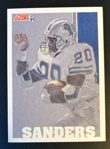 BARRY SANDERS 1991 Score Football Team MVP #637 Detroit Lions HOF | eBay