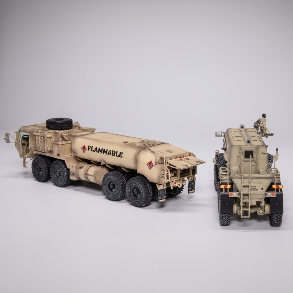 AM 1/72 US Army HEMTT M978 Heavy Fuel Truck Painted Finished Model NEW ...