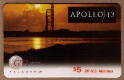 $5. Apollo 13 Movie Series Sunset At The Launch Pad Phone Card | eBay ...