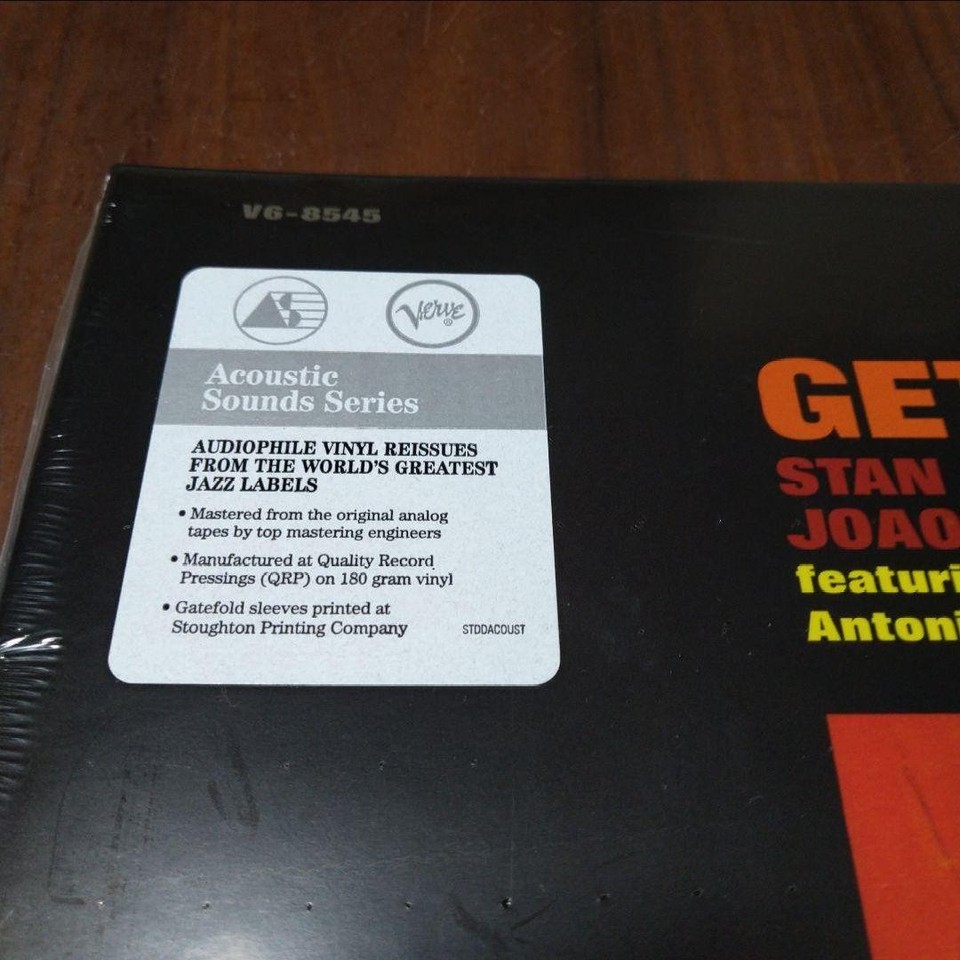Stan Getz Getz/Gilbert Acoustic Sounds High quality, heavy LP | eBay