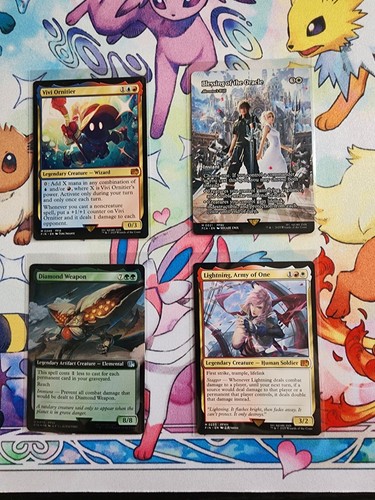 Final Fantasy Magic The Gathering 4 Card Lot Vivi Ornitier | eBay