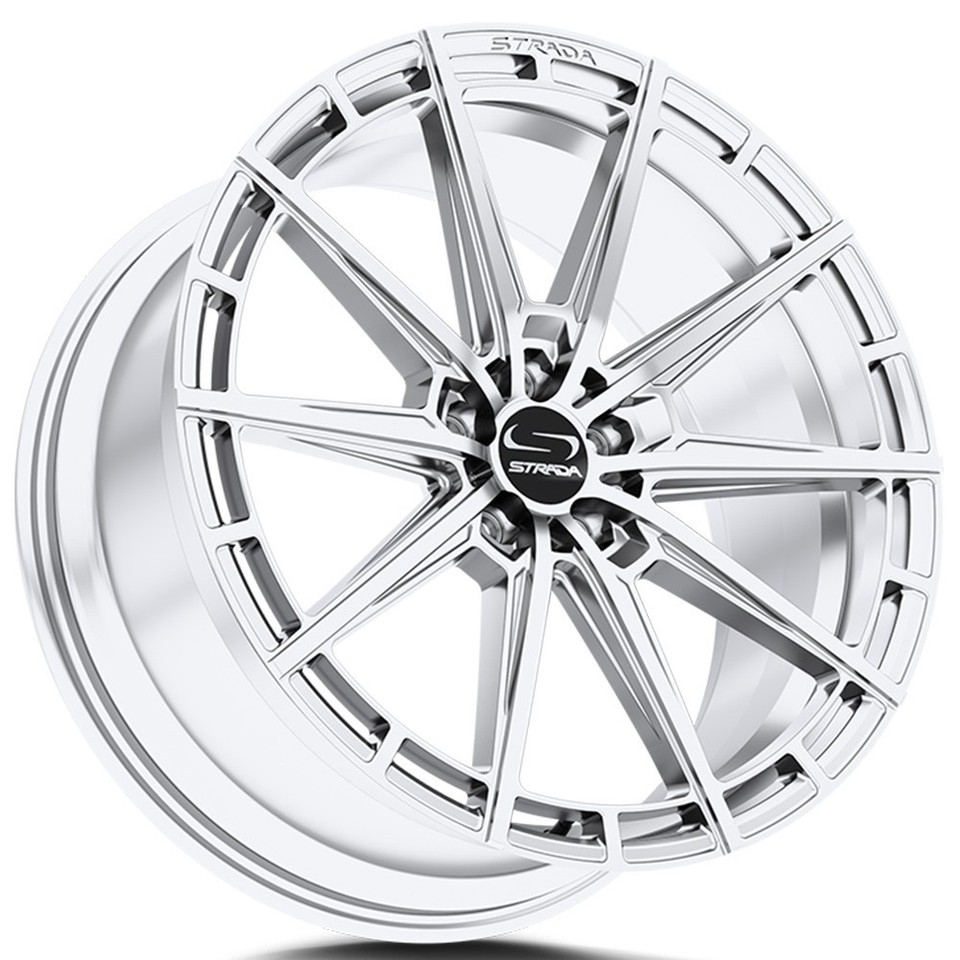 20x9" Strada Wheels Palo Silver Machined Rims | eBay