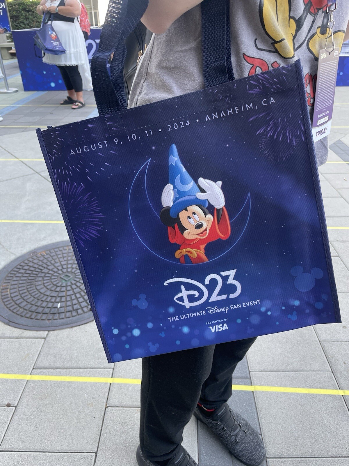 2024 D23 DISNEY EXPO EXCLUSIVE SORCERER MICKEY MOUSE PROMO BAG | eBay