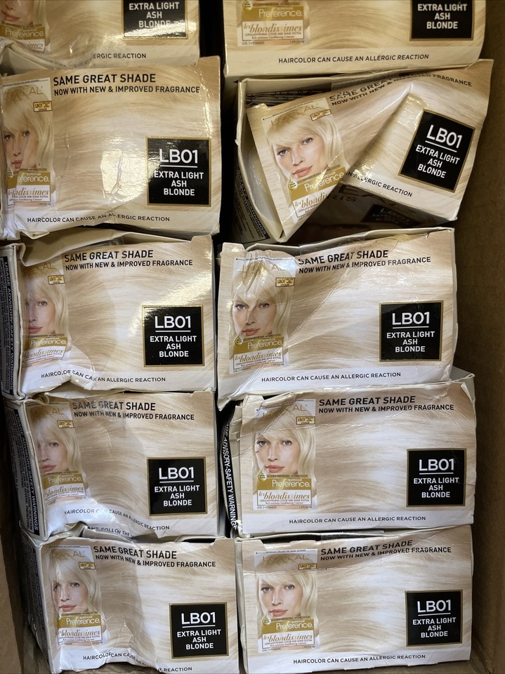 4 Loreal Paris Superior Preference Hair Color #LB01 Extra Light Ash Blonde Dye | eBay