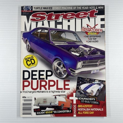 Street Machine Magazine - October 2008 - Deep Purple - Poster Attached ...