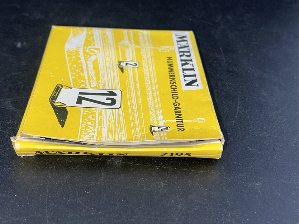 Marklin Accessories 225, 7072, 7105 And 7195 In Original Boxes | eBay