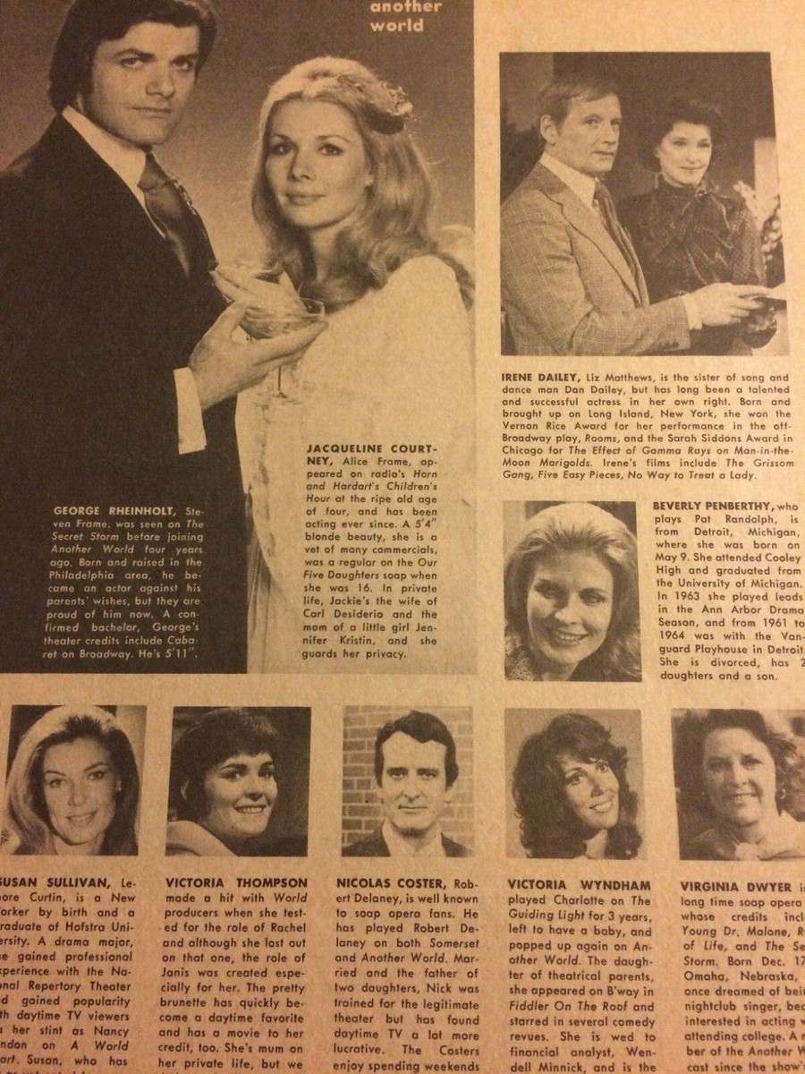 Another World Cast Where Are They Now Another World': Where Are The