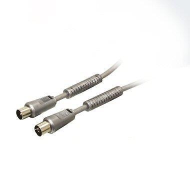10m Digital Coaxial TV Aerial COAX Cable RF Fly Lead Digital Male to ...