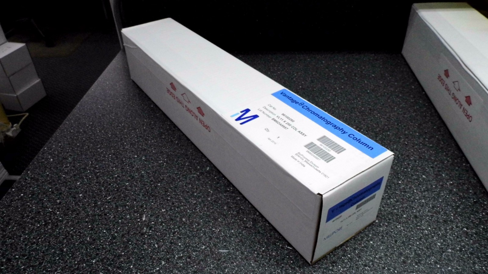 MILLIPORE 96100250 VL11 X 250 VANTAGE CHROMATOGRAPHY COLUMN ASSEMBLY ...