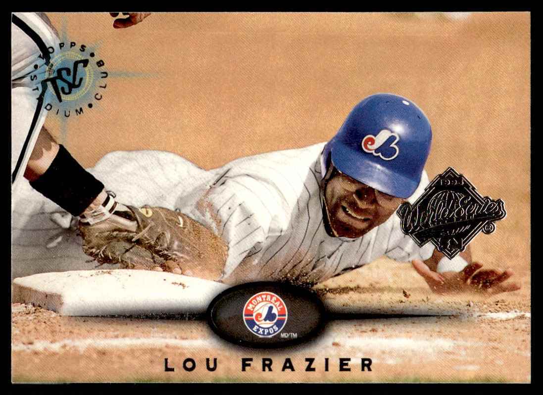1995 Topps Stadium Club World Series Lou Frazier Montreal Expos #15 | eBay