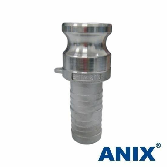 ALL SIZES CamLock Type E Male Adapter x Hose Barb Stainless Steel 316 ...