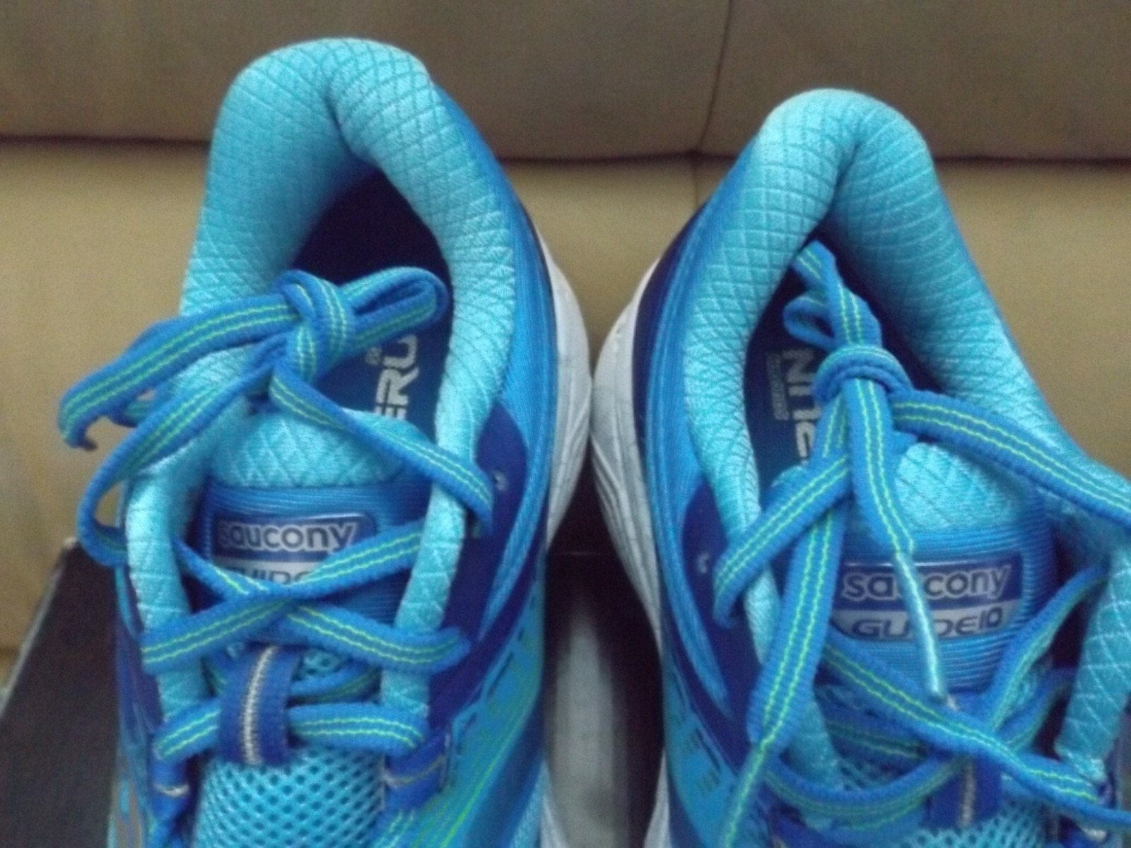 Saucony Guide 10 Women's Width NARROW Running Shoes Light Blue/Blue ...