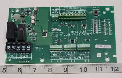 Taco Boiler Zone Valve Control Board 3 Zone Heating System 120V AC UL ...