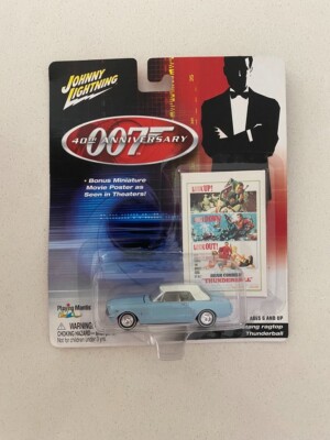 Johnny Lightning 40th Anniversary 007 Ford Mustang Rag Top Thunderball ...