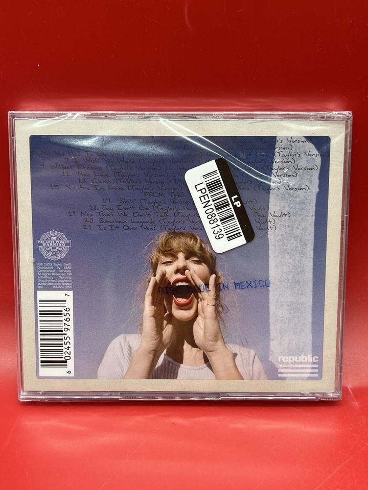 TAYLOR SWIFT *1989 Taylor's Version Crystal Skies Blue Edition CD [NEW ...