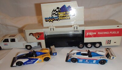 EXXON Racing Fuels Rely on the Tiger RACE CAR HAULER PICKUP TRUCK ...