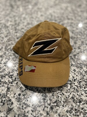 Akron Zips Adjustable Dad Hat Cap Gold OSFA | eBay