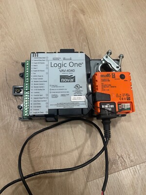 Novar Logic One VAV-4040 Variable Air Volume Controller & Belimo LM24-M ...