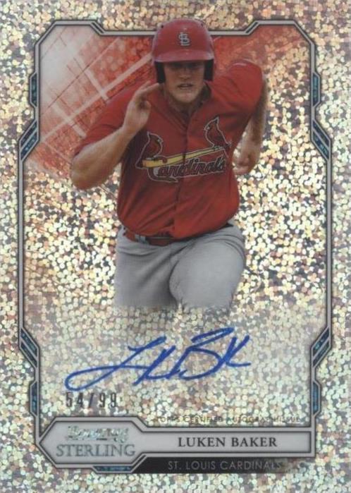 2019 Bowman Sterling - Prospect Autographs Luken Baker #BSPA-BSI ...