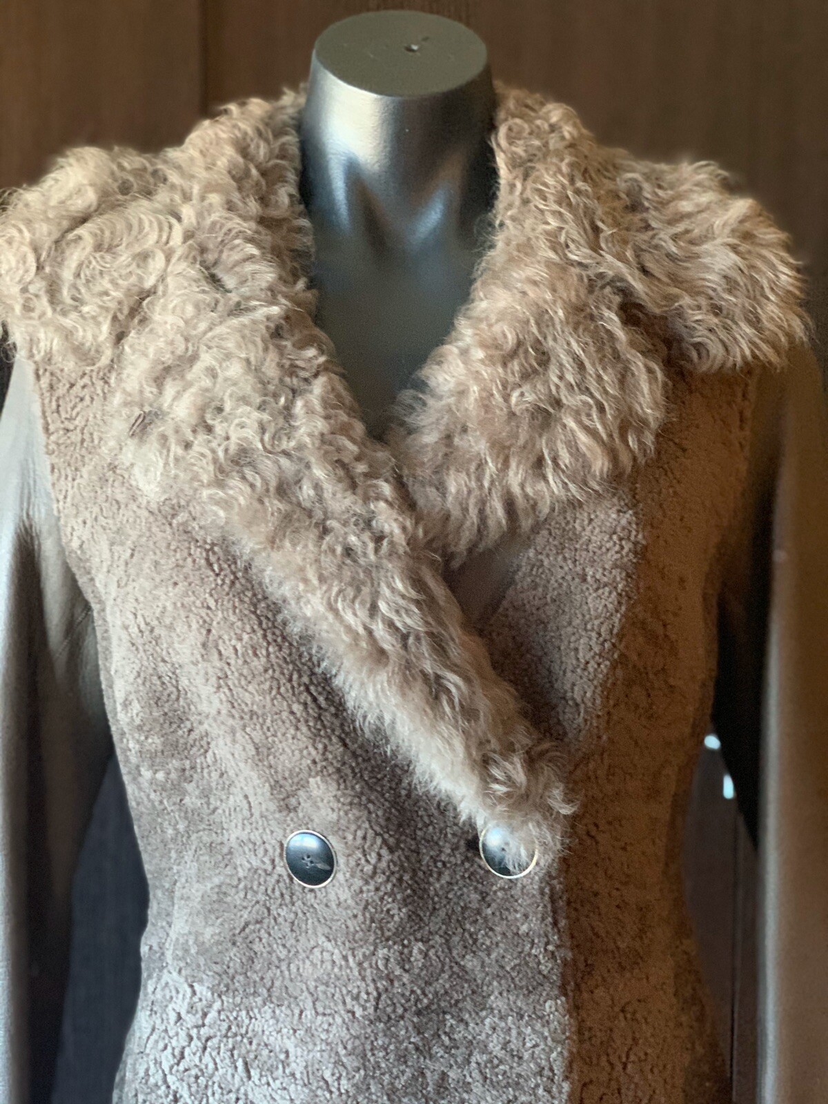 ESCADA SPORT 100% Lambskin Coat Size S Made in Turkey, Fur Origin ...