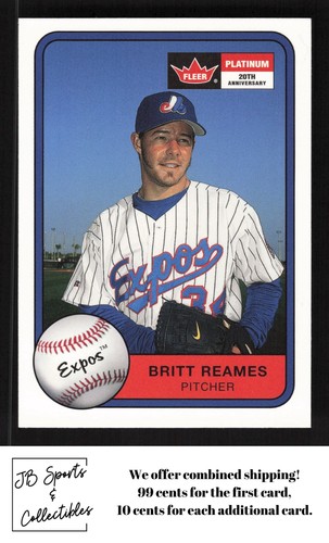 2001 Fleer Platinum Britt Reames #72 Montreal Expos | eBay