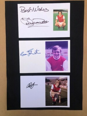Signed card by MARK HEELEY the ARSENAL footballer | eBay UK