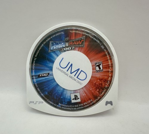 WWE Smackdown vs Raw 2007 Sony PlayStation Portable PSP UMD Disc THQ | eBay